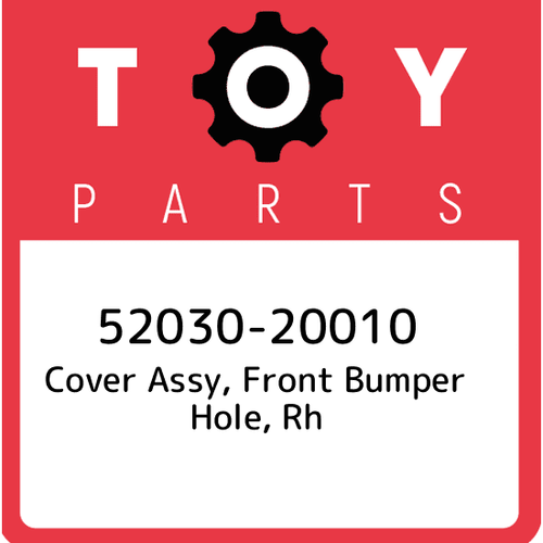 52030-20010 Toyota Cover assy, front bumper hole, rh 5203020010, New ...
