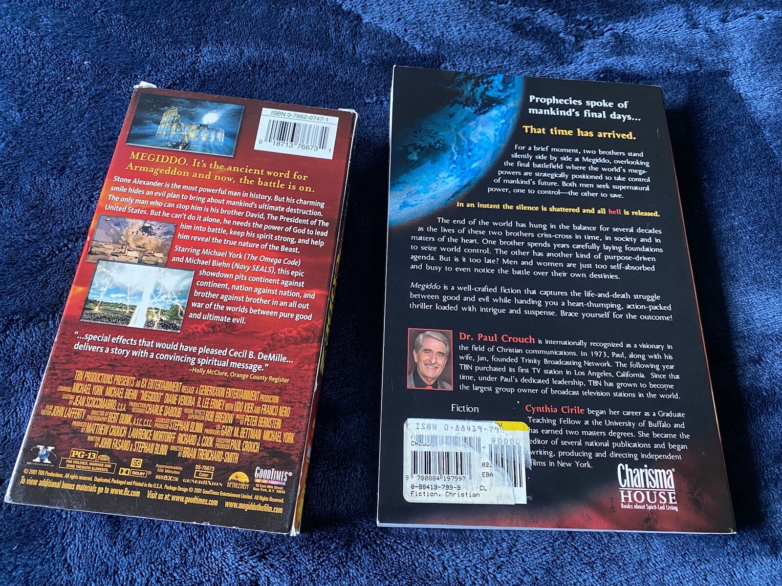 Megiddo The Omega Code 2 Paperback Book & VHS Tape By Paul Crouch ...