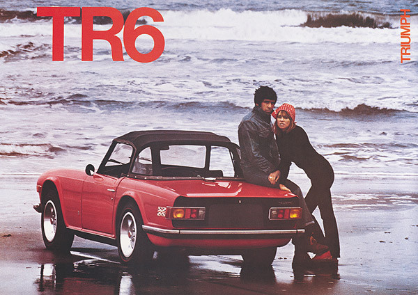 Triumph TR6 'The Single Man' Classic Showroom Car Picture Poster Print ...