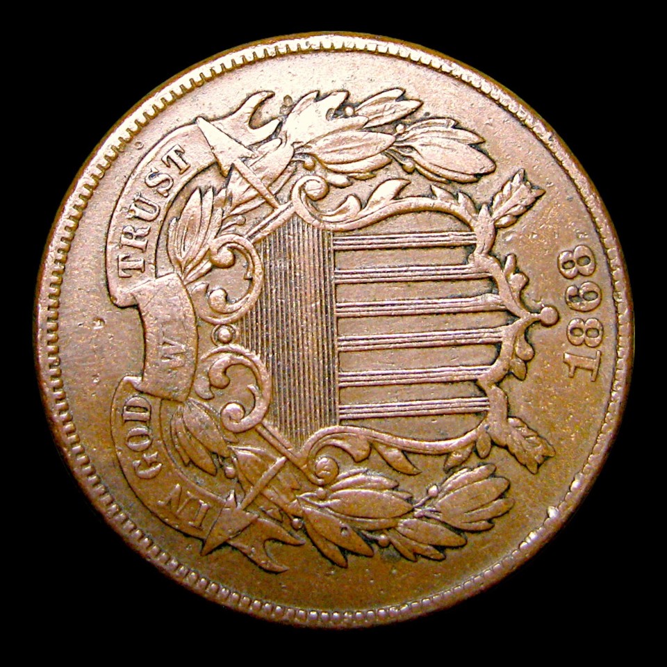 1868 Two Cent Piece 2cp ---- Stunning Coin ---- #276E | eBay