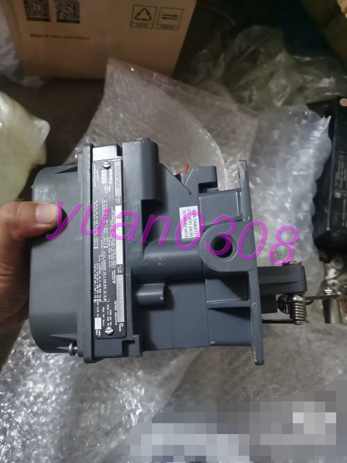 Fisher FIELDVUE DVC6020 Valve Positioner DVC 6020 Item 391. for sale ...