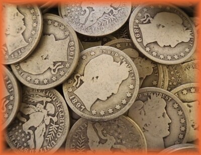 Barber Quarters ~ 90% Silver Coin Lot ~ Readable Date Circulated ~ | eBay