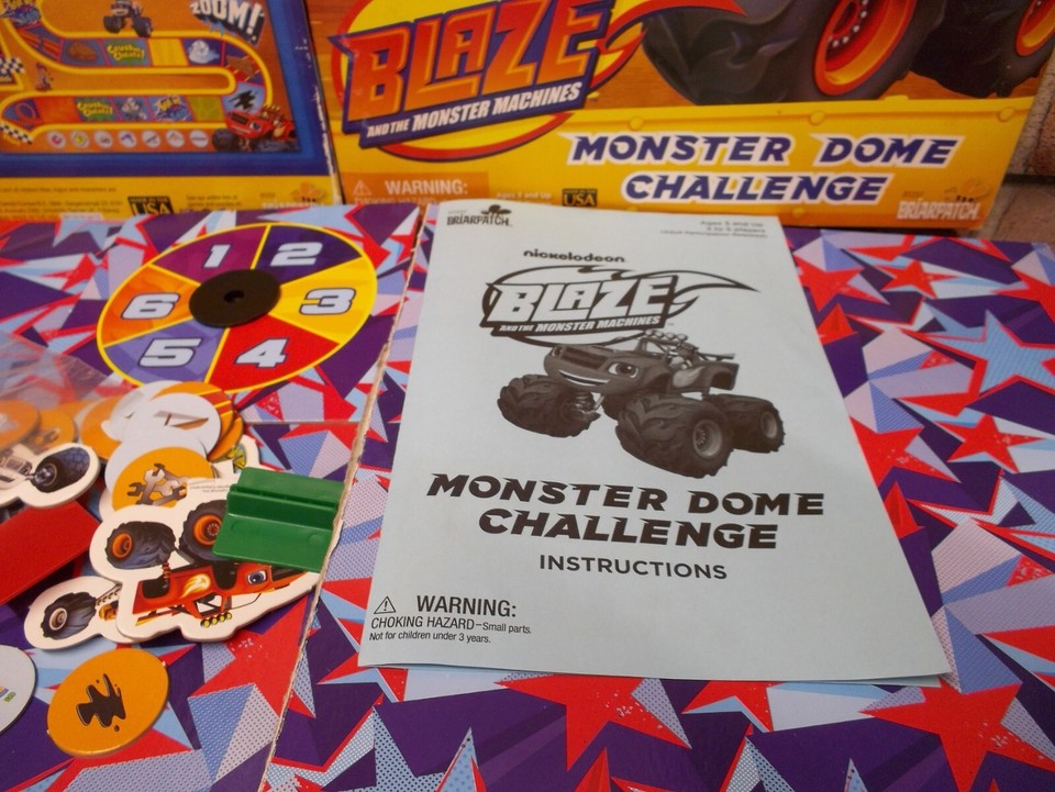 Nickelodeon Blaze and the Monster Machines Monster Dome Challenge Game ...