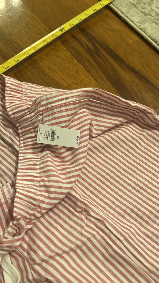 Gap adult pajama pants-candy cane stripe-family matching pajamas | eBay