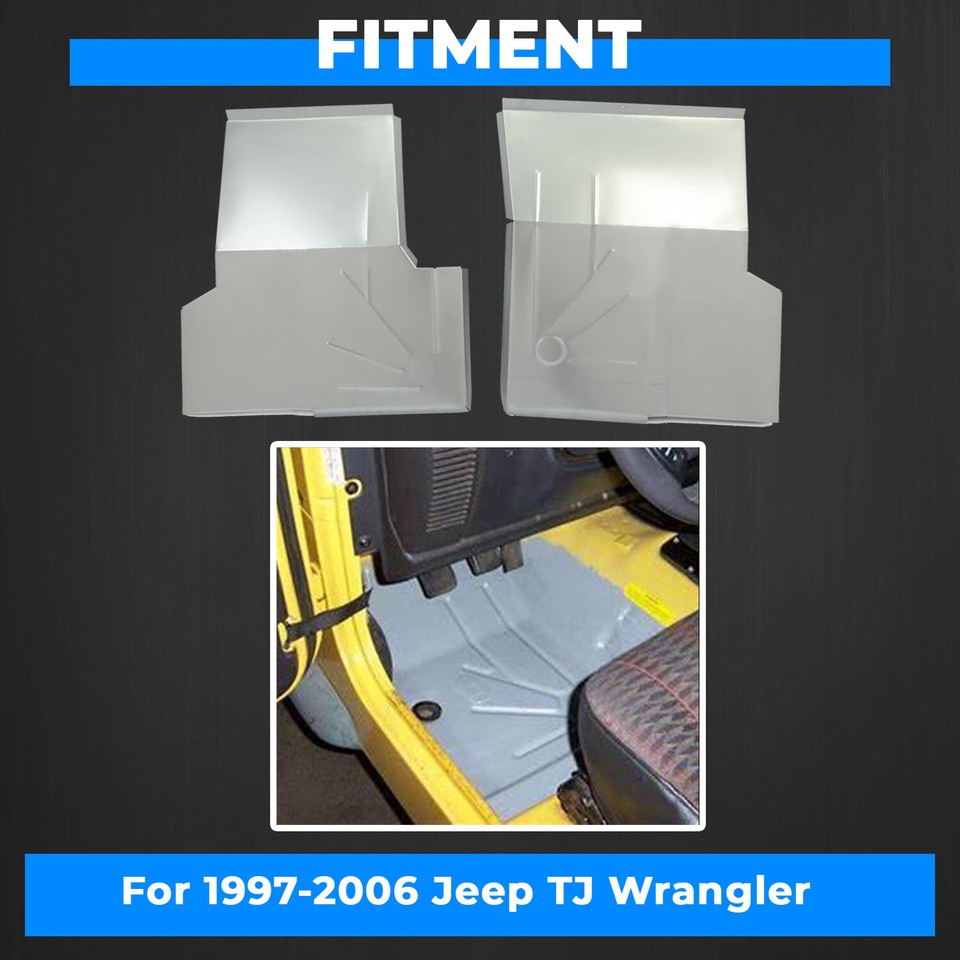 1997-2006 Jeep Wrangler TJ 2D Steel Front Driver Passenger Floor Pans ...