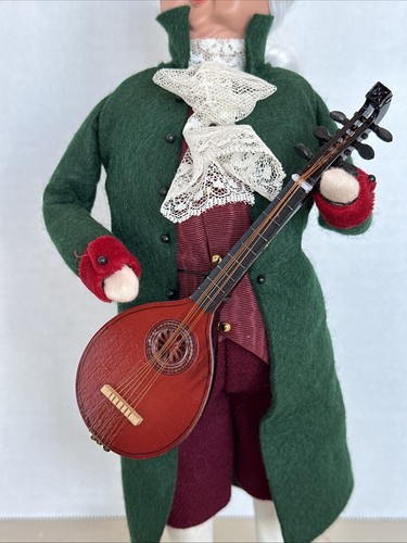 Byers' Choice Carolers 2010 Musician English Guitar Mandolin Signed By ...