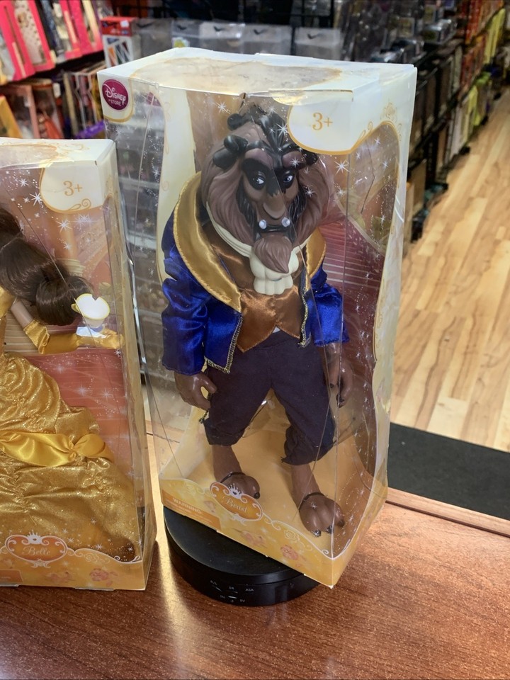 Disney Store Beauty & The Beast Doll Lot (Belle, Beast, Disney Princess ...