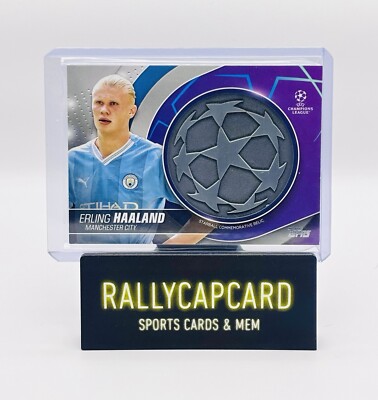 Erling Haaland 2024 Topps UEFA Champions League Starball Relic #SC-EH ...
