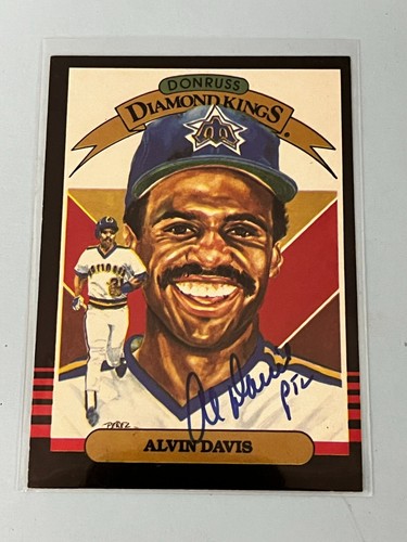Alvin Davis Seattle Mariners 1985 Donruss Kings Signed Auto Card #18 | eBay