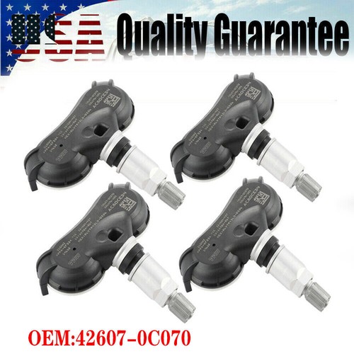 Set Of 4 TPMS Tire Pressure Sensor OEM 42607-0C070 For Toyota Sienna ...
