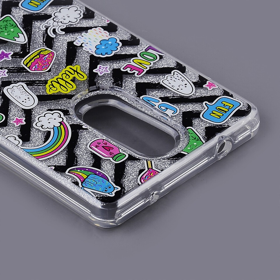 For CoolPad Legacy - GLITTER Bling Design ShockProof Armor Cover Case ...