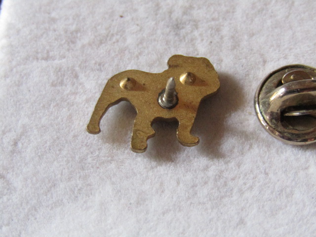 Bulldog Lapel Pin Back | eBay