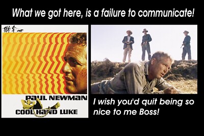 Cool Hand Luke Poster What We Gat Here is a Failure to Communicate 12 x ...