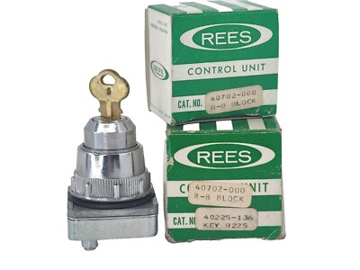 REES 40225-136 Key R225 / 40702-000 R-B Block Turn Key Lock Switch | eBay