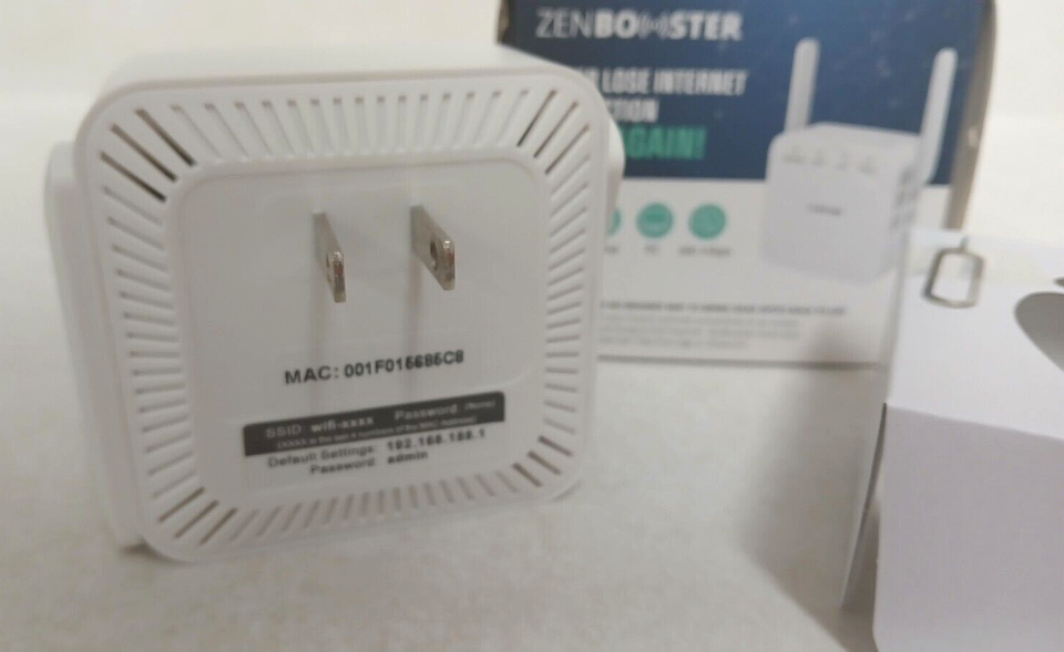 Zenbooster Internet Booster 2.4GHz Wi-Fi Laptop PC 300 mbps Set up ...