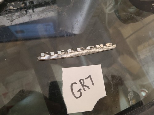 VINTAGE PLASTIC SMALL INTERIOR DESOTO FIREDOME EMBLEM OEM MOPAR BIN GR7 ...