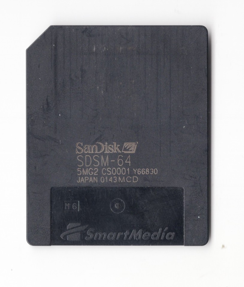 SanDisk SmartMedia ID 64MB SDSM-64 Camera Memory Card | eBay