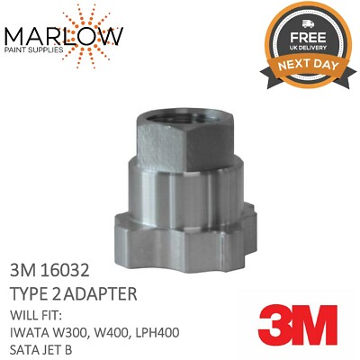 3M 16032 PPS ADAPTER TYPE 2 - IWATA W400, LPH400, SATA JET B FITMENT | eBay