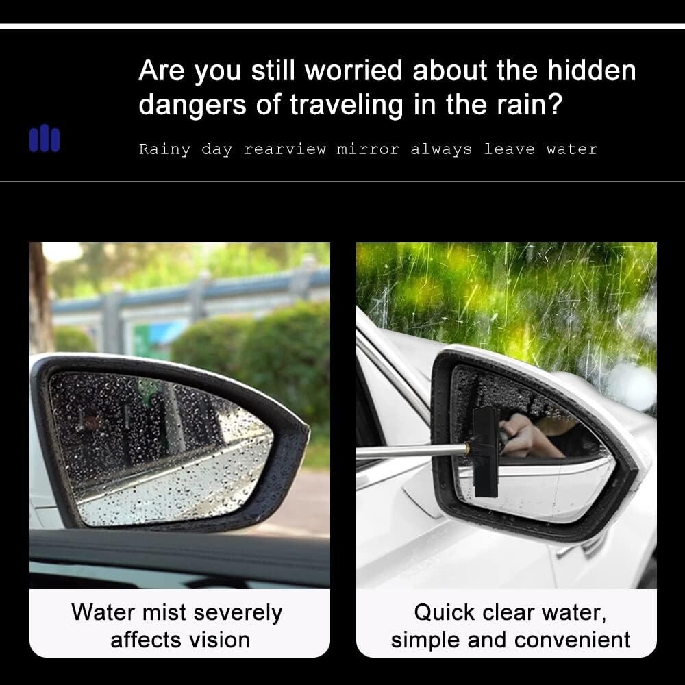 2Pcs Black Car 98cm Auto Rearview Mirror Wiper For Car | eBay