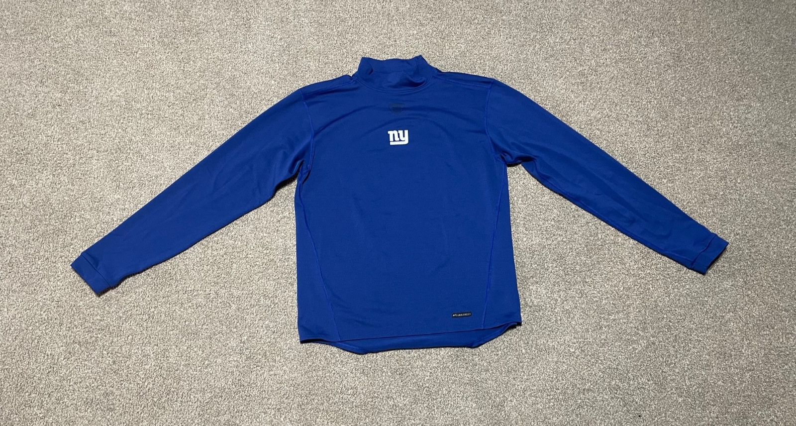 New York Giants Football Game Worn Used Reebok Compression Mock ...