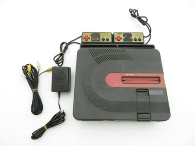 Twin Famicom Console (BLACK:Initial type) AN-500B Famicom/NES JP G ...