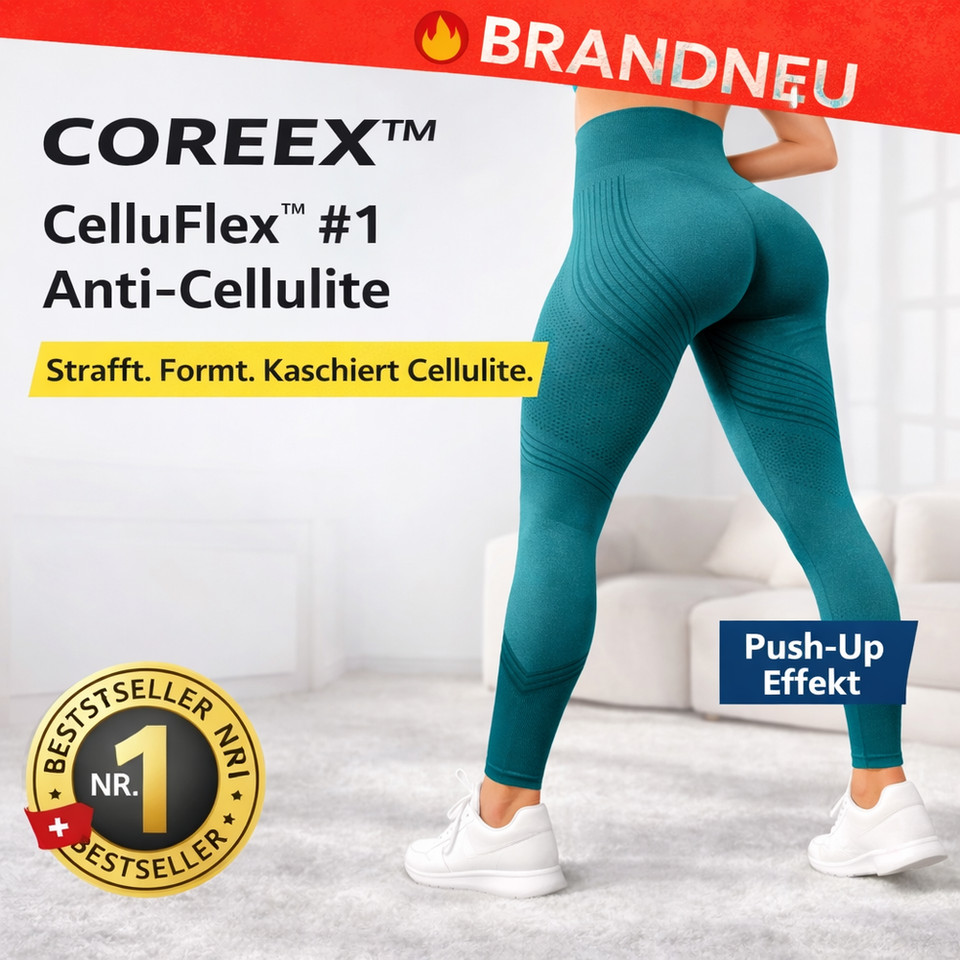 Coreex™ CelluFlex #1 Anti-Cellulite Leggings Kompression Push-Up ...