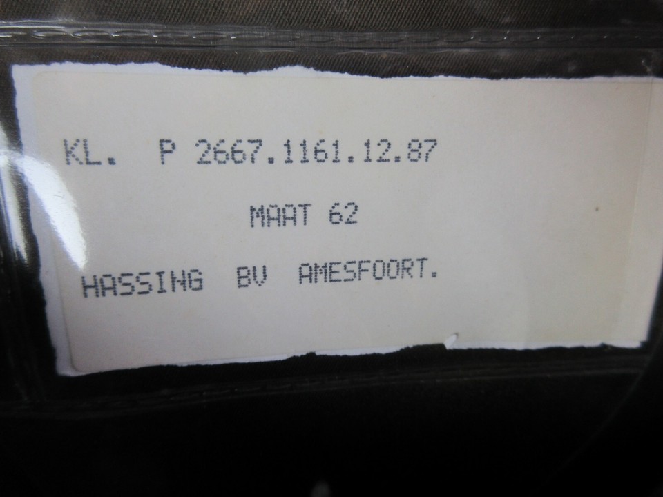 Belgian Army Hat Hassing BV Amesfoort. Khaki Brown Peaked, Lined, Lion ...