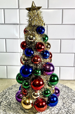 Styrofoam Ornament Tree Easy Decorated Styrofoam Christmas Trees