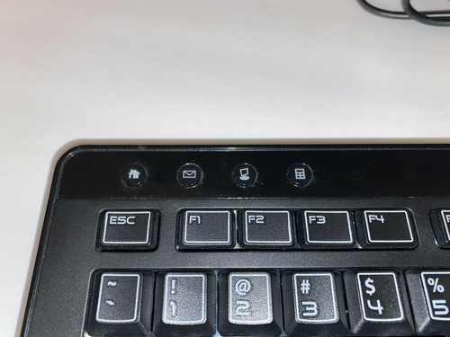 Dell Alienware Black USB Wired Computer PC Gaming Multimedia Keyboard ...