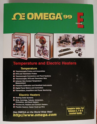 Omega 99 Temperature & Electric Heaters Catalog-Volume E-Handbook ...
