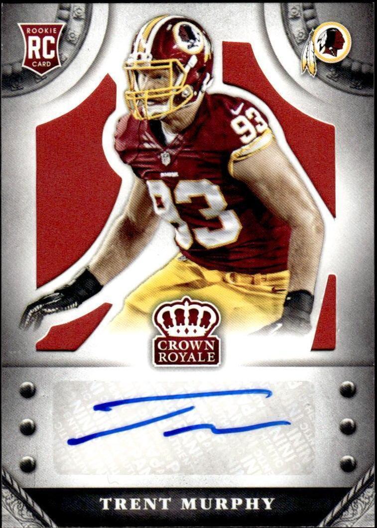 2014 Panini Crown Royale - Rookie Signatures Trent Murphy #S-TM Red /25 ...