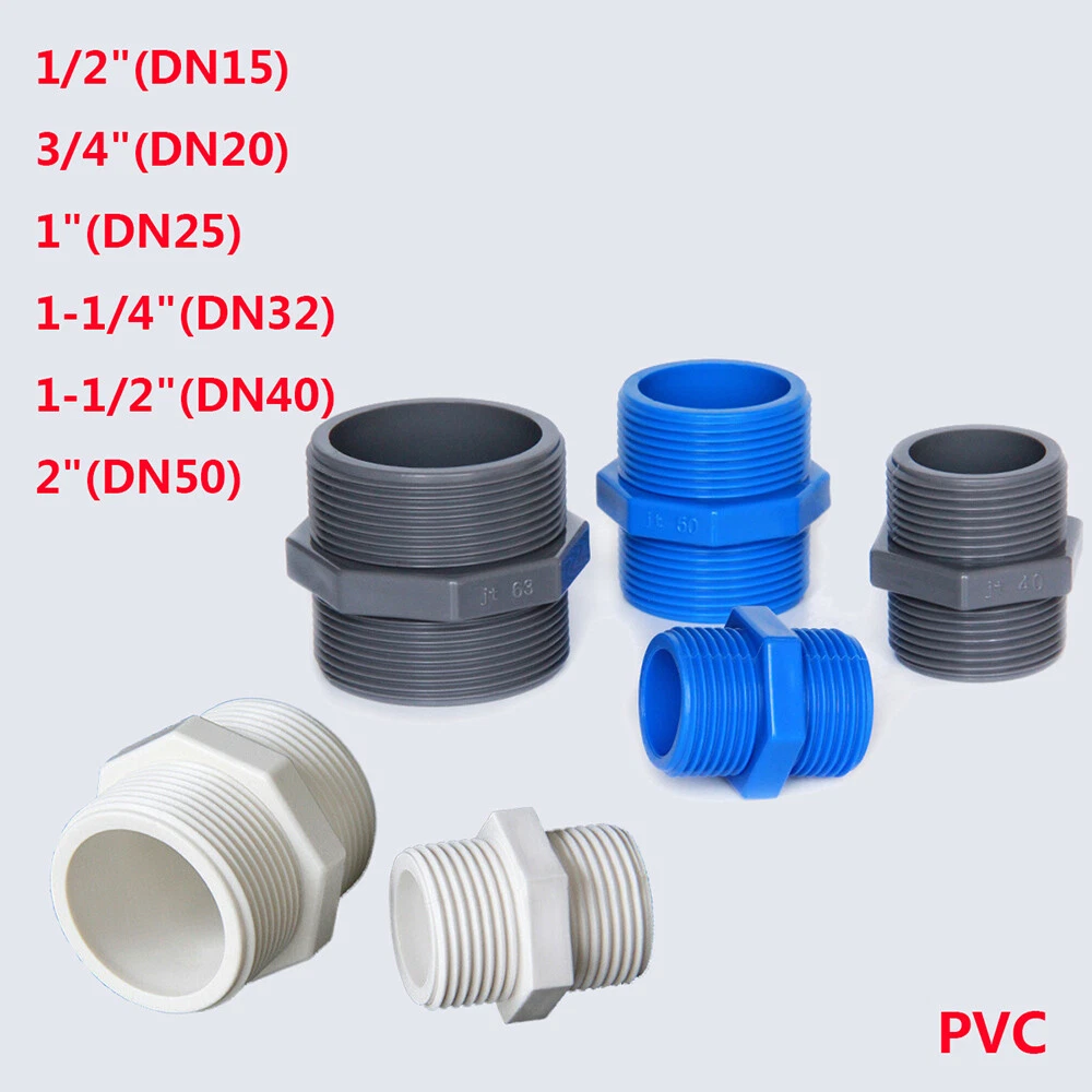 Joining Pvc Pipes Fittings Pvc Water Tube Joint Adapter Pvc, 52% OFF