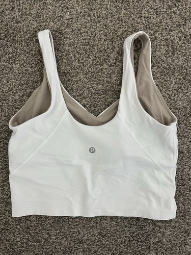 Lululemon White Align Tank Top Size 8 | eBay