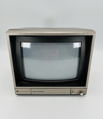 Vintage Texas Instruments Color Monitor PHA4100A Retro Gaming TV Tested ...