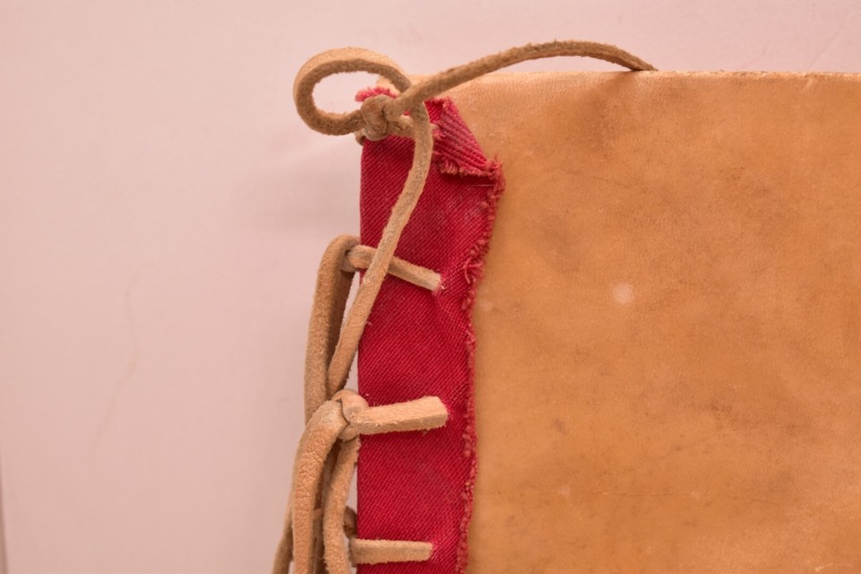 Native American Lakota Sioux Indian Painted Rawhide Parfleche Bag pouch ...