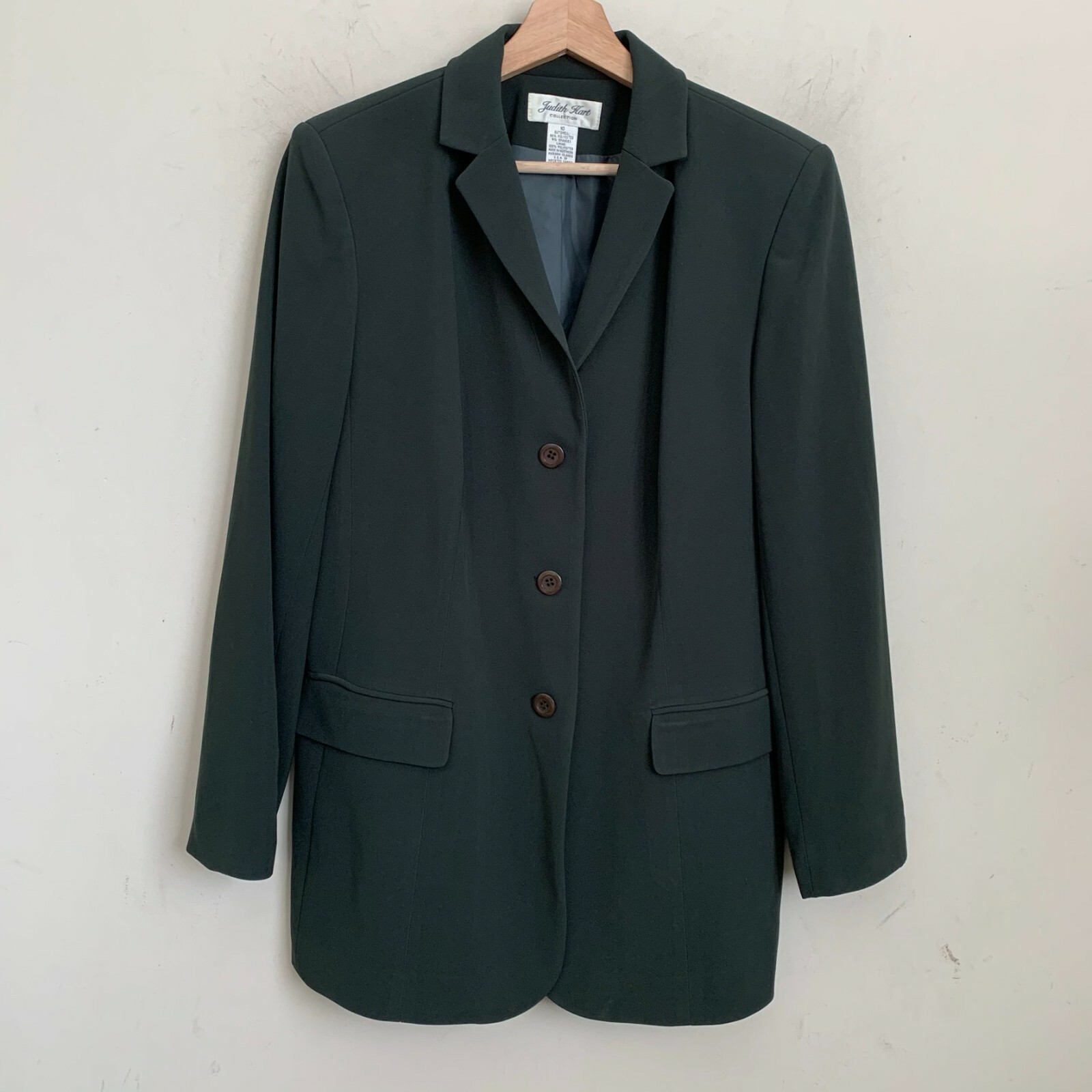 Judith Hart Collection Vintage Jacket Green Classic B… - Gem