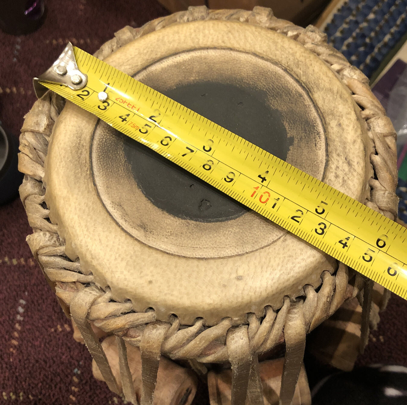 Tabla Dayan Right Hand Drum wood Bina India Percussion Instrument 11 ...