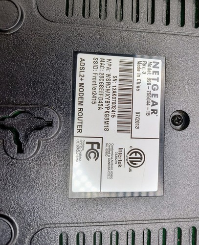 Netgear Router (B9075502515) for sale online | eBay