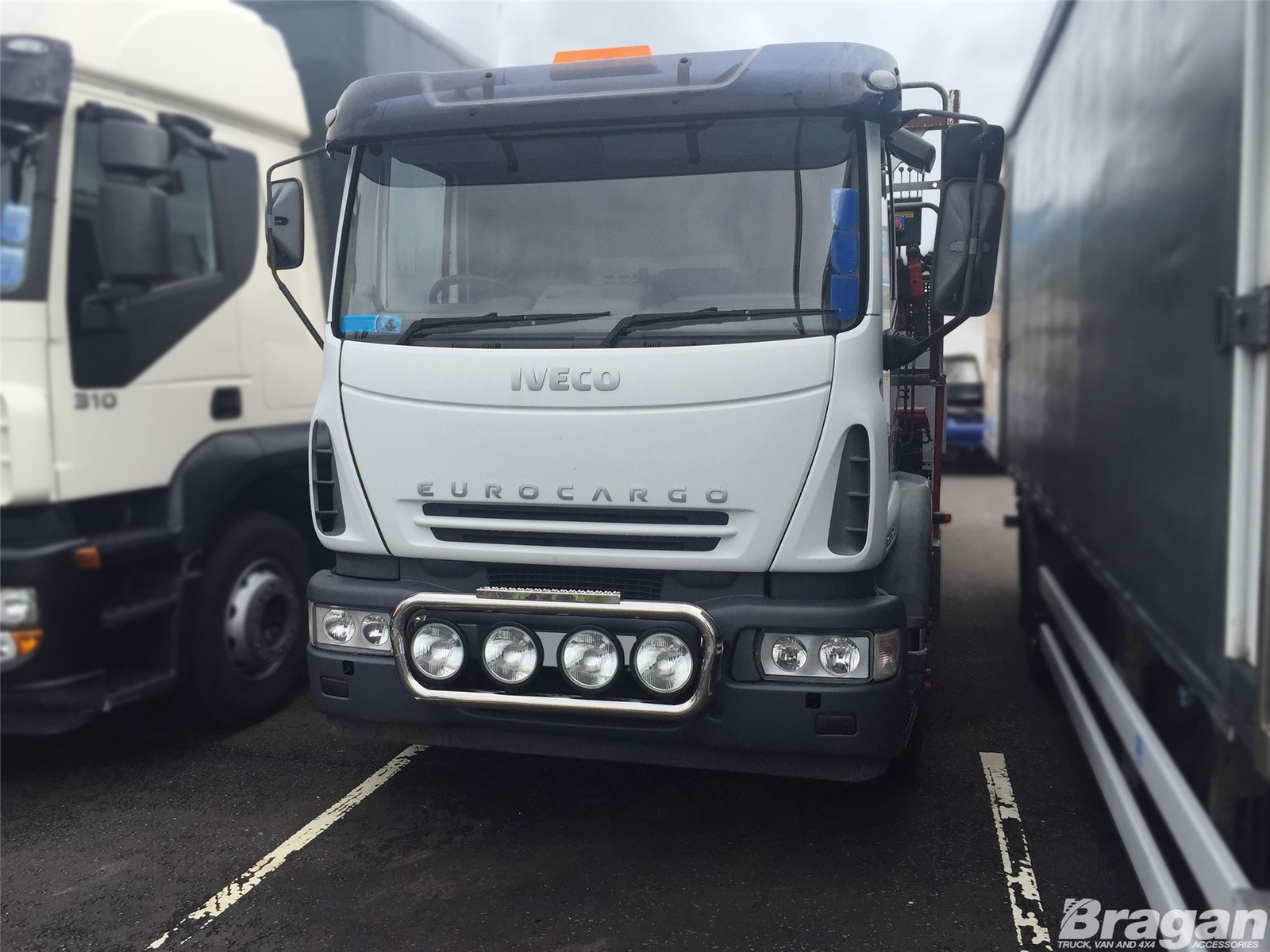 Grill Light Bar B - 13 - 26GVW To Fit 04 - 15 Iveco Eurocargo Stainless ...