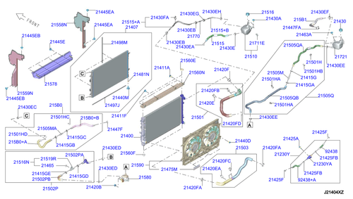 Nissan/INFINITI 21558-6RC0A Radiator Support Air | eBay