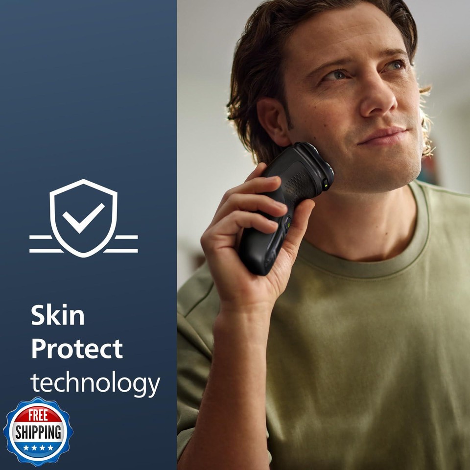 Philips Norelco Shaver 3900 Series, Wet and Dry Electric Shaver, P-Cap ...