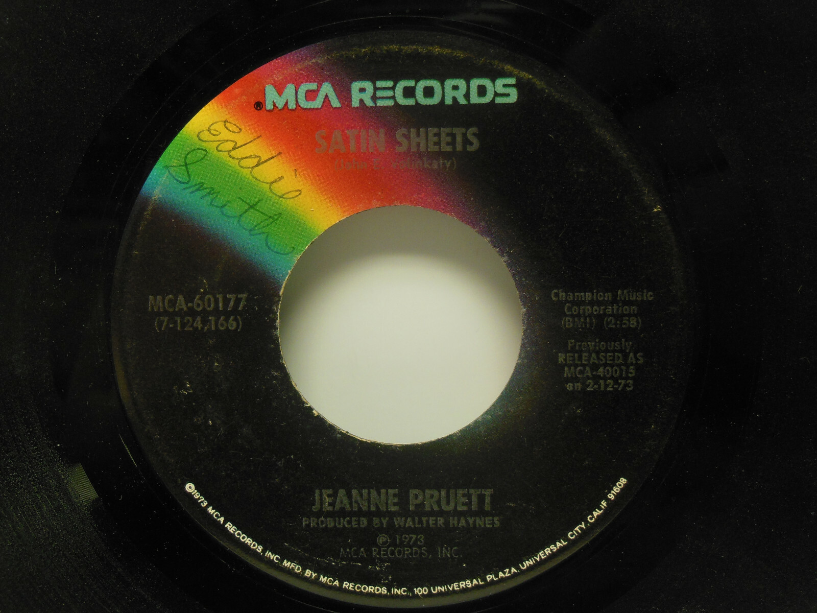 Jeanne Pruett: Satin Sheets / I'm Your Woman, 45 RPM, VG | eBay