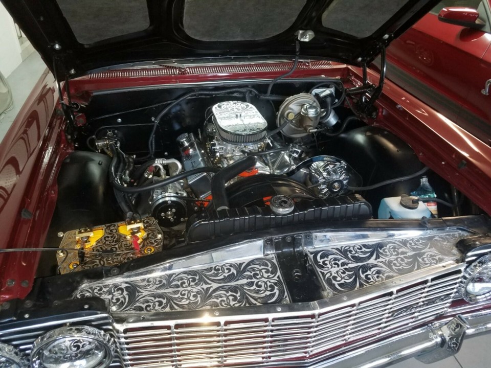 1964 Impala Radiator Support Fillers Engraved and Chrome | eBay