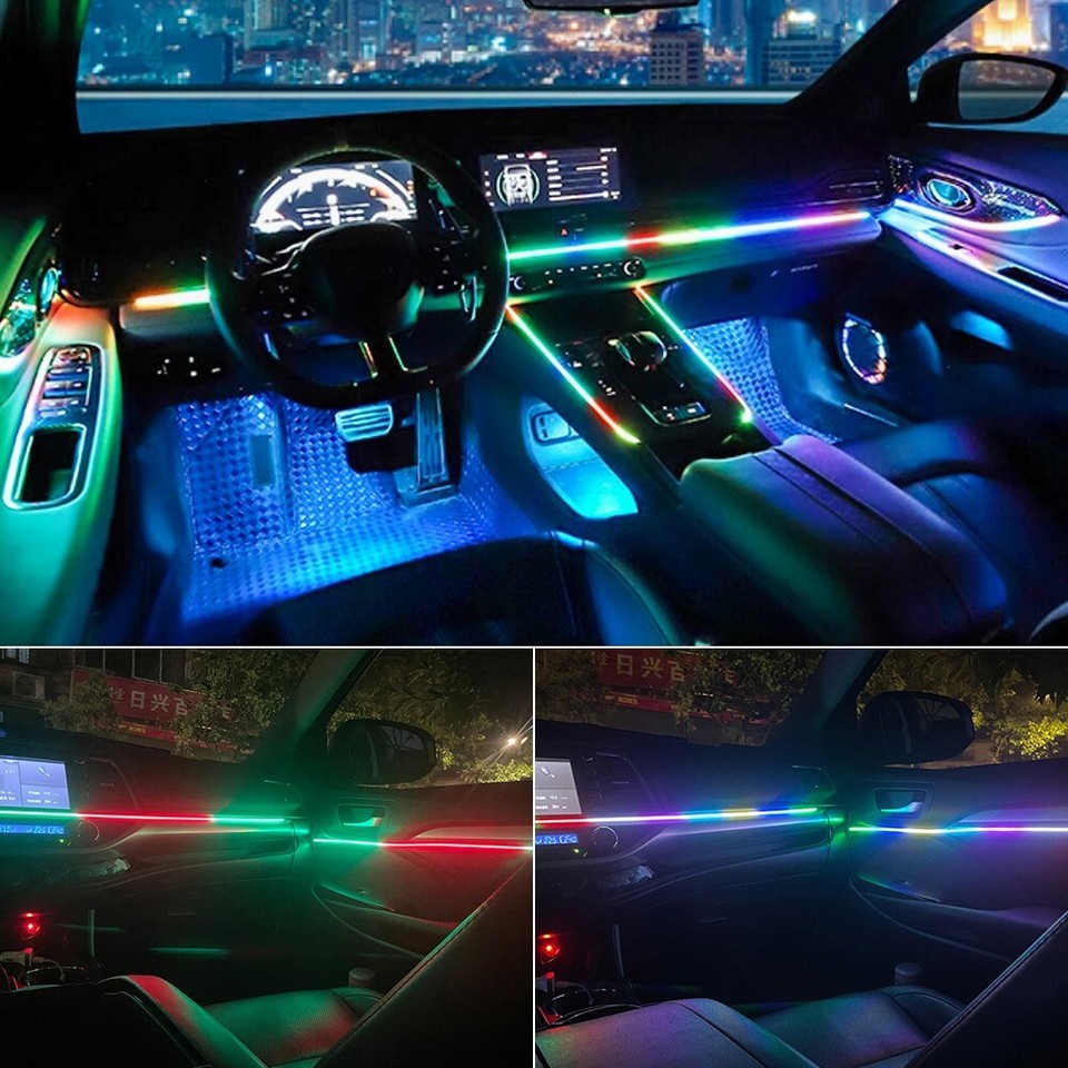 RGB Symphony Car Atmosphere Interior LED Acrylic Guide Fiber Optic ...