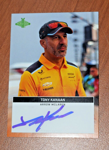 2025 Tony Kanaan signed 2/14/25 Limited Edition Parkside Indycar 100 ...