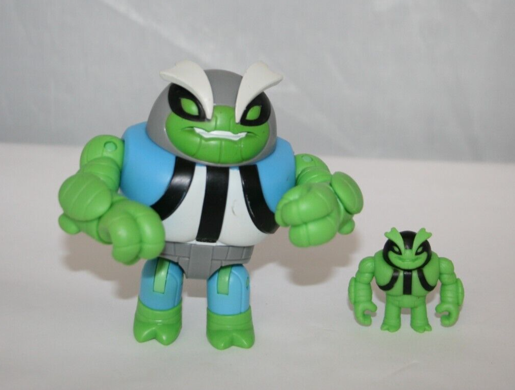2018 Playmates Ben 10 Slapback 4" Action Figure & 1.5” Figure Lot ...