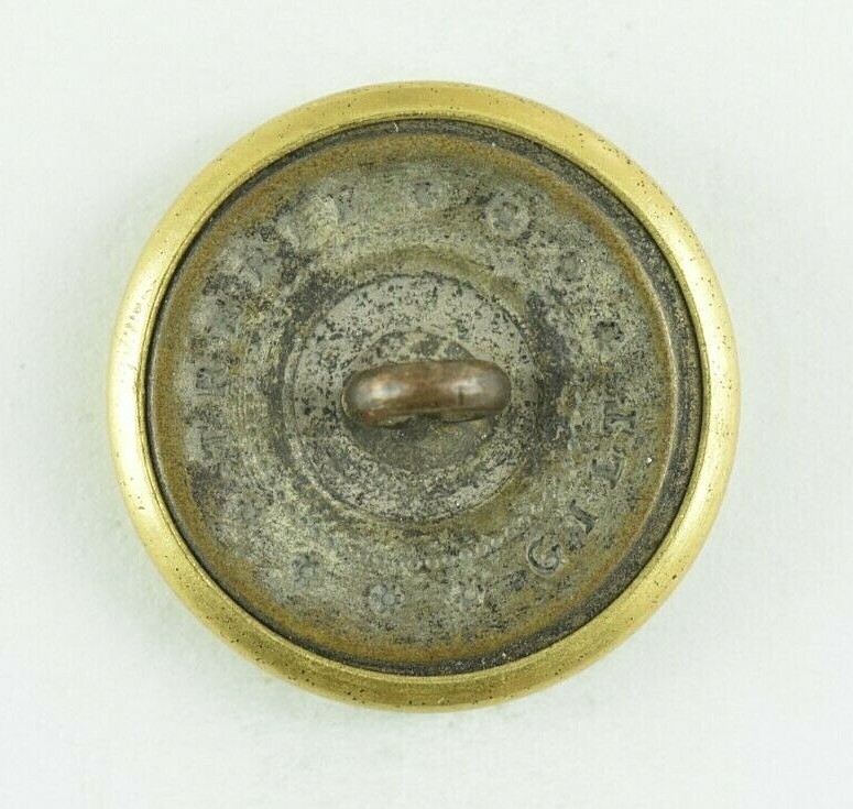 1860s U.S. Public Health Service Treble Gilt Uniform Button Original ...