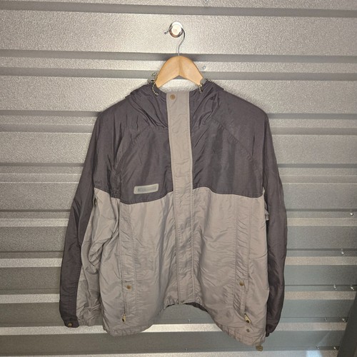 Columbia Hooded Windbreaker | Gray/Charcoal | Size XL | eBay