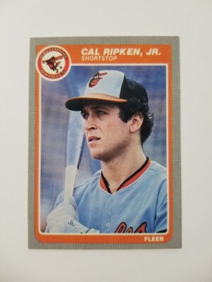 CAL RIPKEN JR 1985 FLEER BASEBALL CARD #187 BALTIMORE ORIOLES | eBay