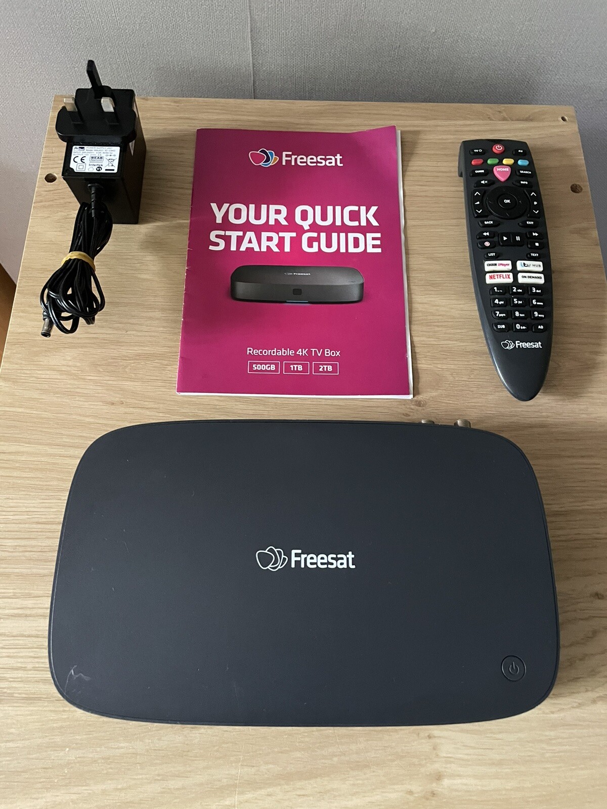 Freesat UHD-4X Smart 4K Ultra HD Digital Satellite TV Recorder - 500 GB ...